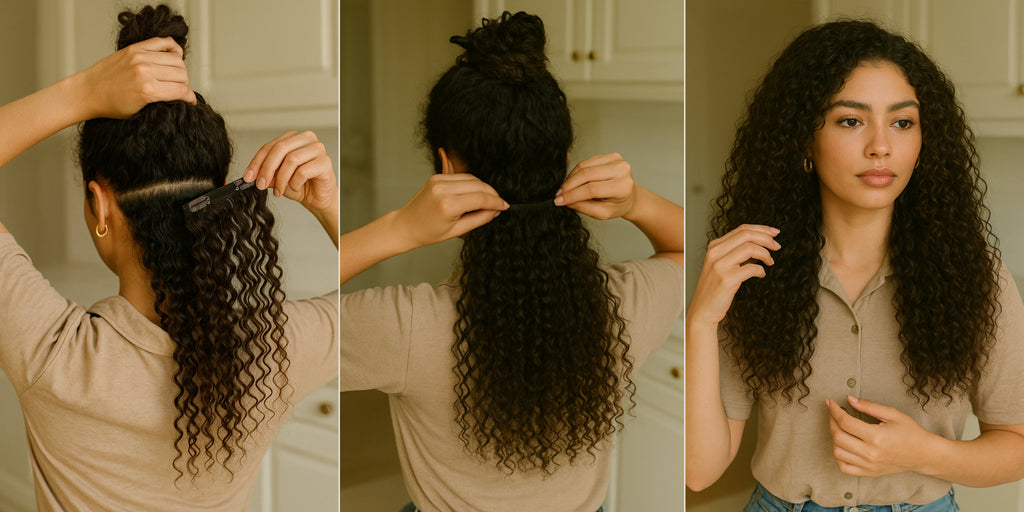 How to Install Curly Hair Extensions (Beginner Friendly Guide) – Curly ...