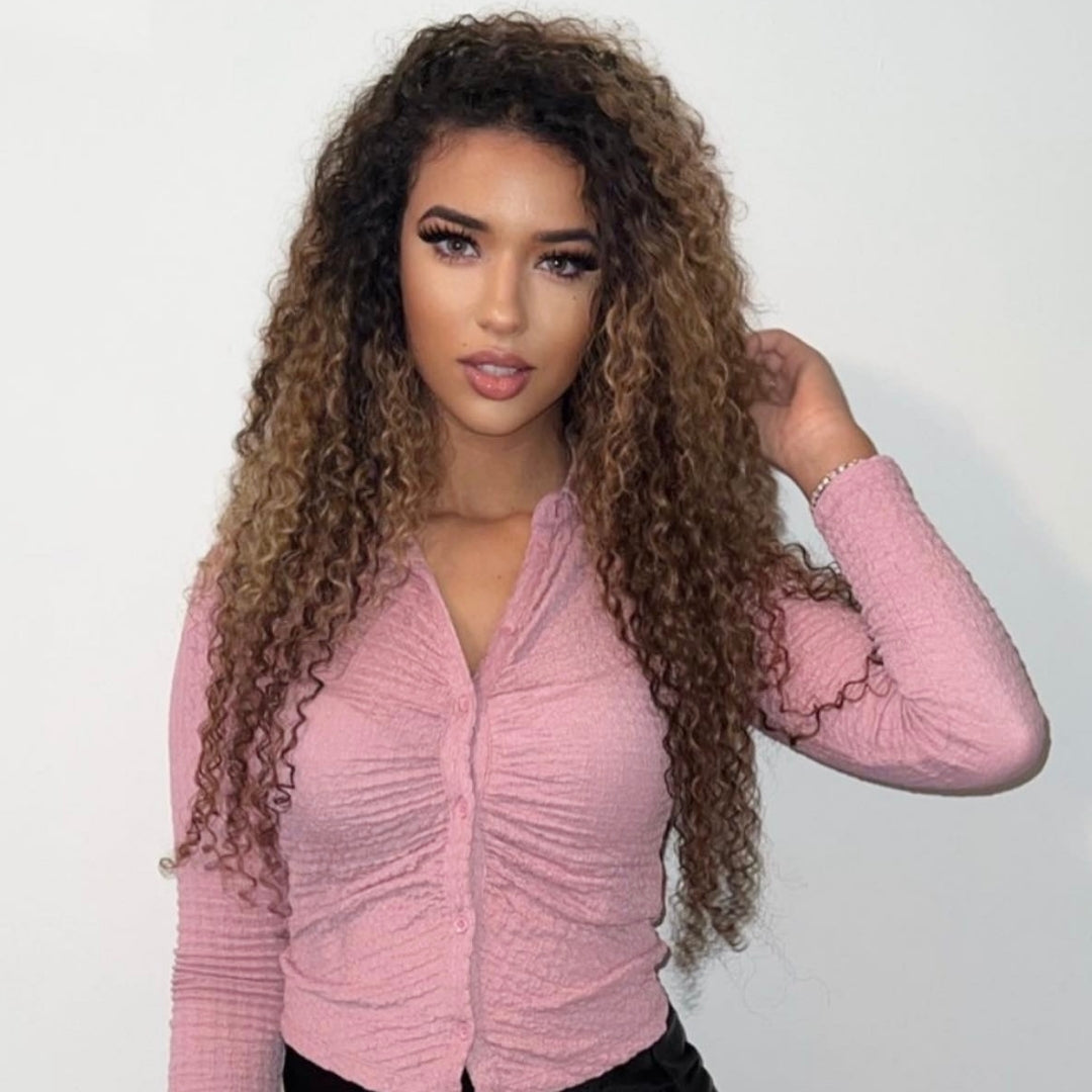 Chestnut Brown Curly Hair Extensions by Curly Heaven™