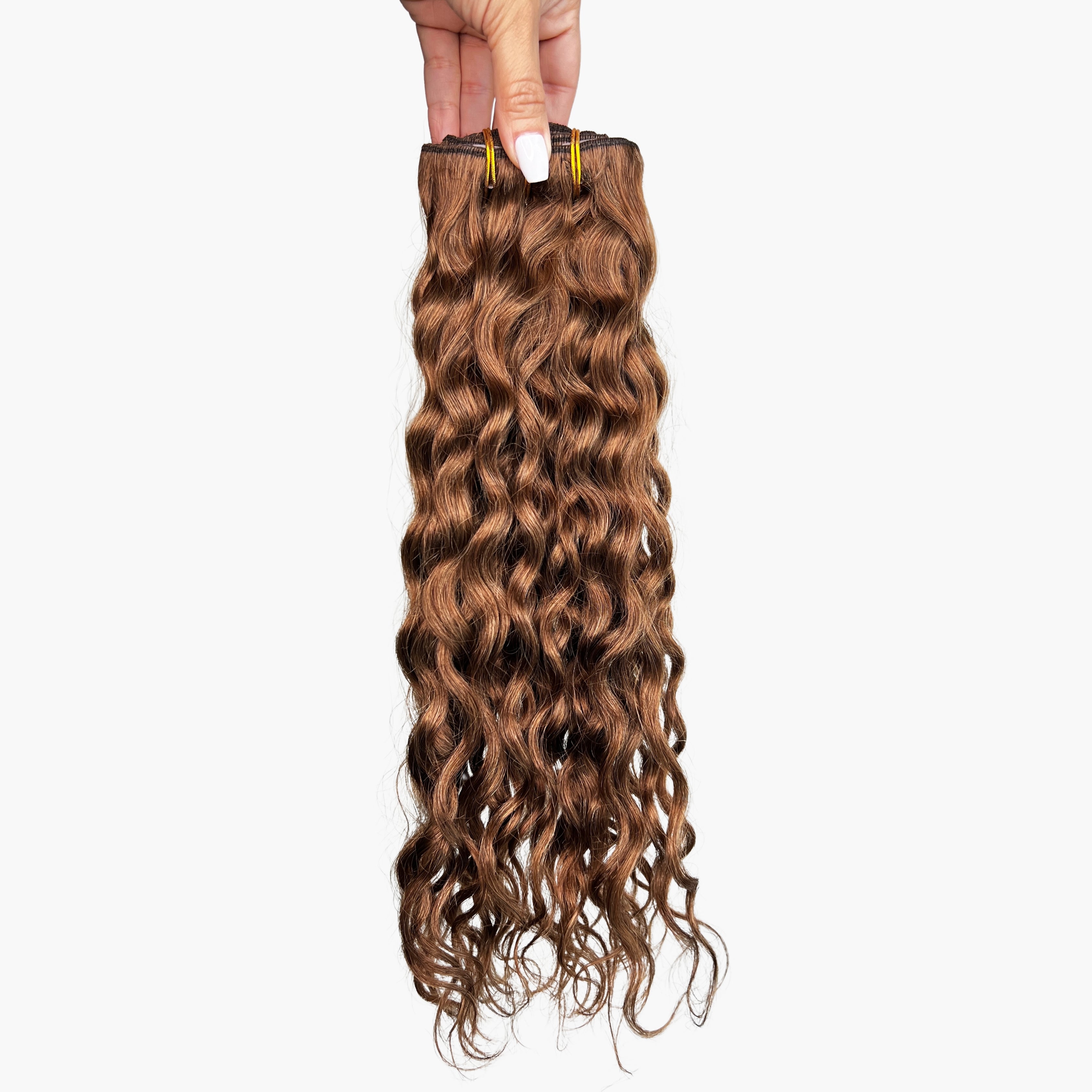 Wavy Curly Chestnut Brown | Curly Hair Extensions | Curly Heaven™